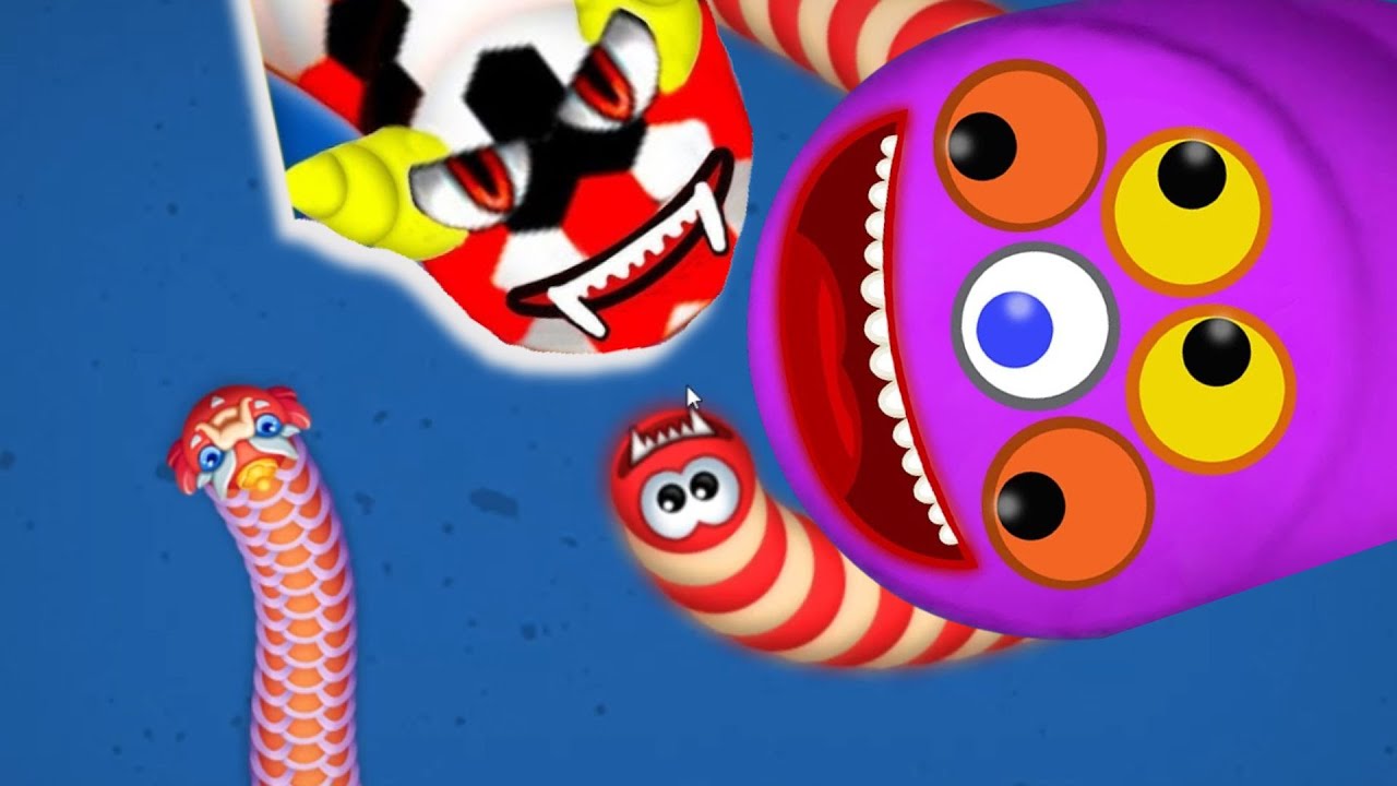 BIGGEST SNAKE Showdown: WormsZone Epic Gameplay Unleashed| Worms Zone ...