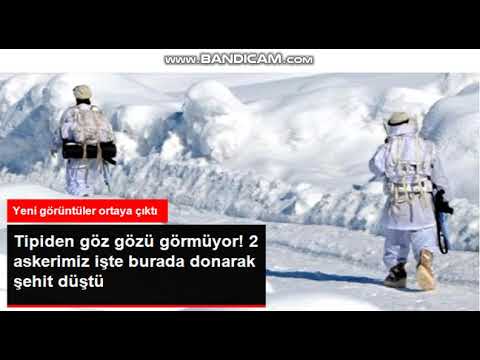 2 Mehmetçik'in Donarak Şehit Düştüğü Operasyonun Yeni Görüntüleri Ortaya Çıktı
