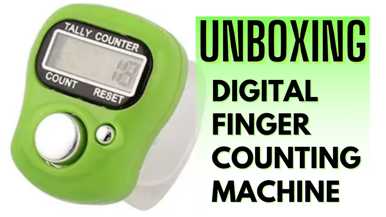 Sakar Mantra Jap Digital Finger Counting Machine (Light Green) Digital ...