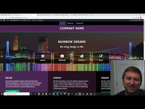 container (CENTER) vs container-fluid (FULL WIDTH) settings in the ...