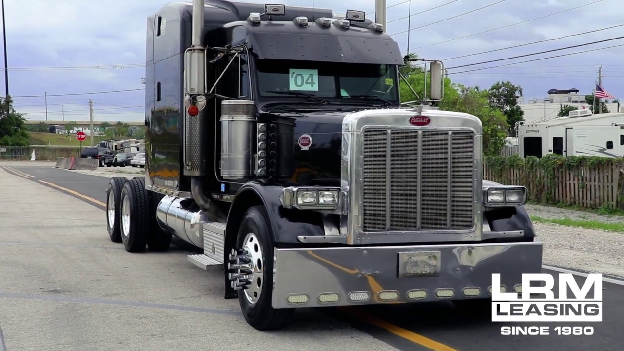 LRM Leasing - '04 Peterbilt 379 Tandem Axel Sleeper - YouTube