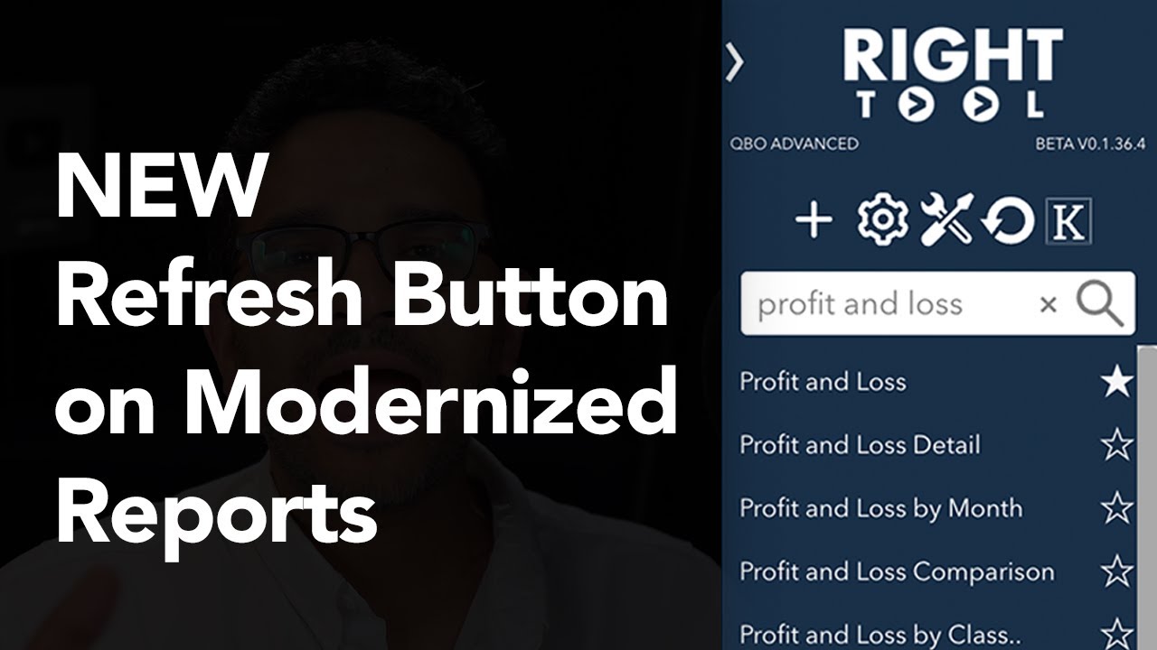 RightTool FREE: New "REFRESH" Button on Modernized Reports - YouTube
