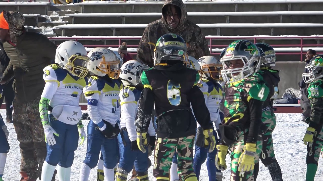 2019 7u championship (youth football extreme) buffalo wolverines vs ...
