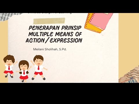 Penerapan Prinsip Multiple Means Of Action/Expression (Bimtek UDL ...