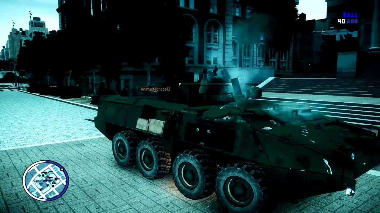 GTA 4 TANK APC TDM GENERAL DAVIS LORD OF WAR RUSSIA ARMY VEHICLE MODS ...
