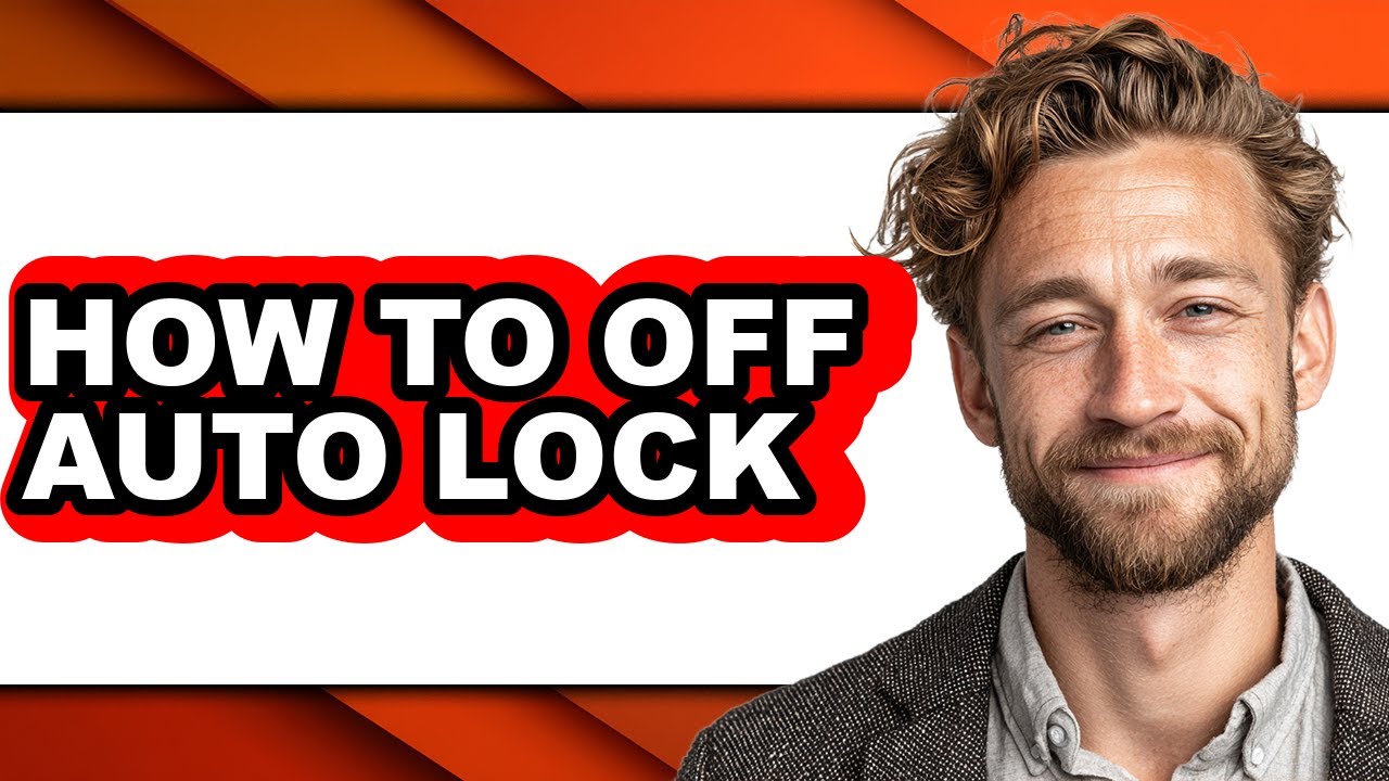 How to Off Auto Lock - Step by Step - YouTube