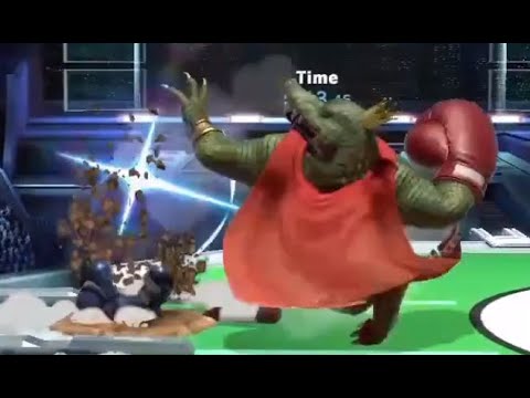king k rool down throw is scary - YouTube