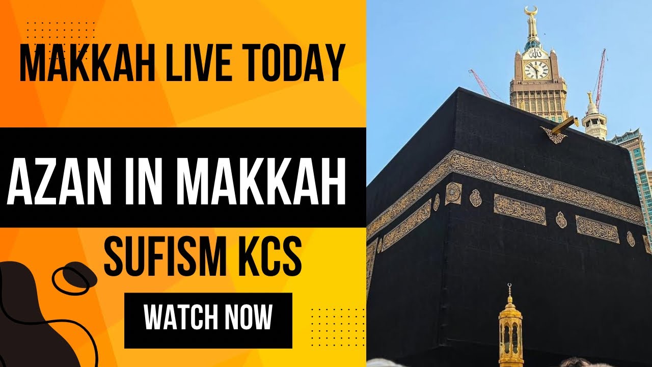Azan in Makkah 🕋 // Makkah live today ️ // Most Beautiful HeartTouching ...
