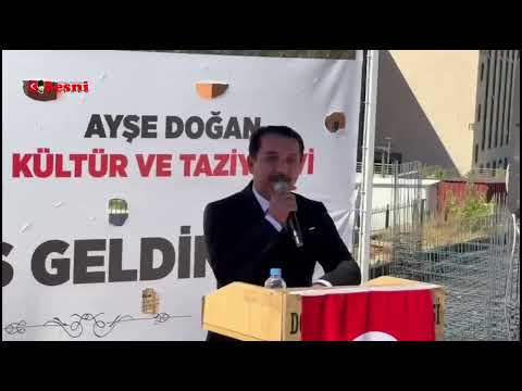 Ayşe Doğan Kültür ve Taziye Evi'nin Temeli Görkemli Bir Tören İle Atıldı