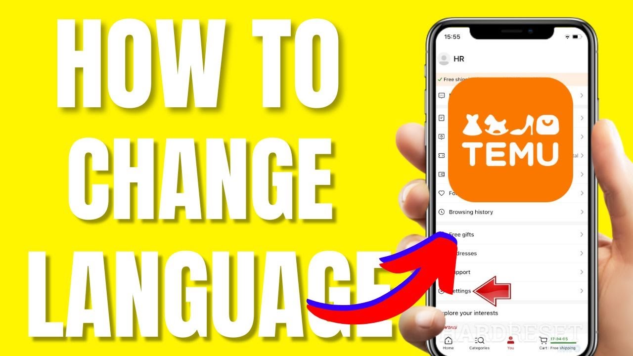 How to Change Temu Language Full Tutorial - Temu App How To - YouTube