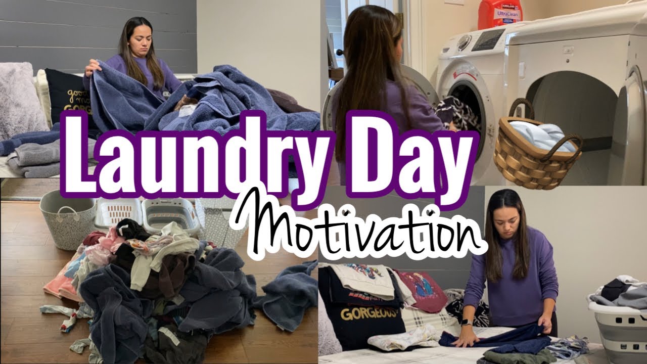ALL DAY LAUNDRY | LAUNDRY MOTIVATION | LAUNDRY ROUTINE - YouTube