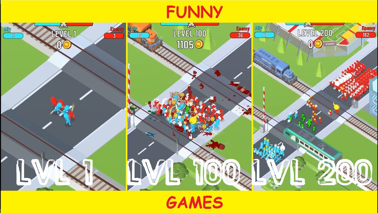 Cross Fight Gameplay Walkthrough (Android,iOS) LEVEL 1-200 - YouTube