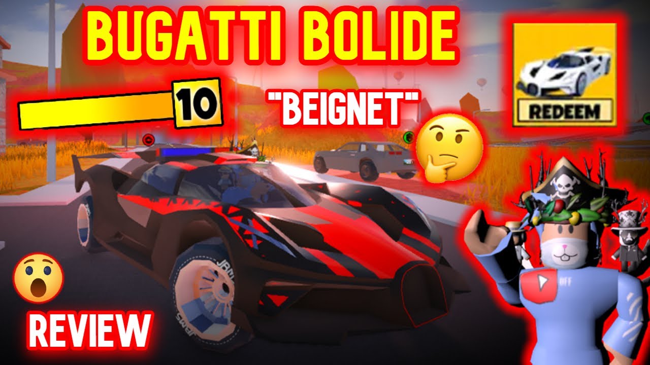 😎🤩!!Review del bugatti bolide De Jailbreak!! Roblox 2021 - YouTube