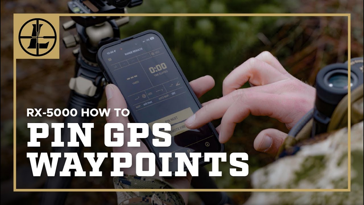 RX-5000 TBR/W: How to Pin GPS Waypoints - YouTube