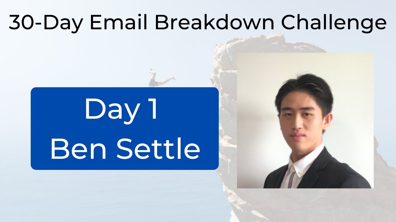 "Ben Settle's Email Players" Email Breakdown Challenge - Day 1 - YouTube
