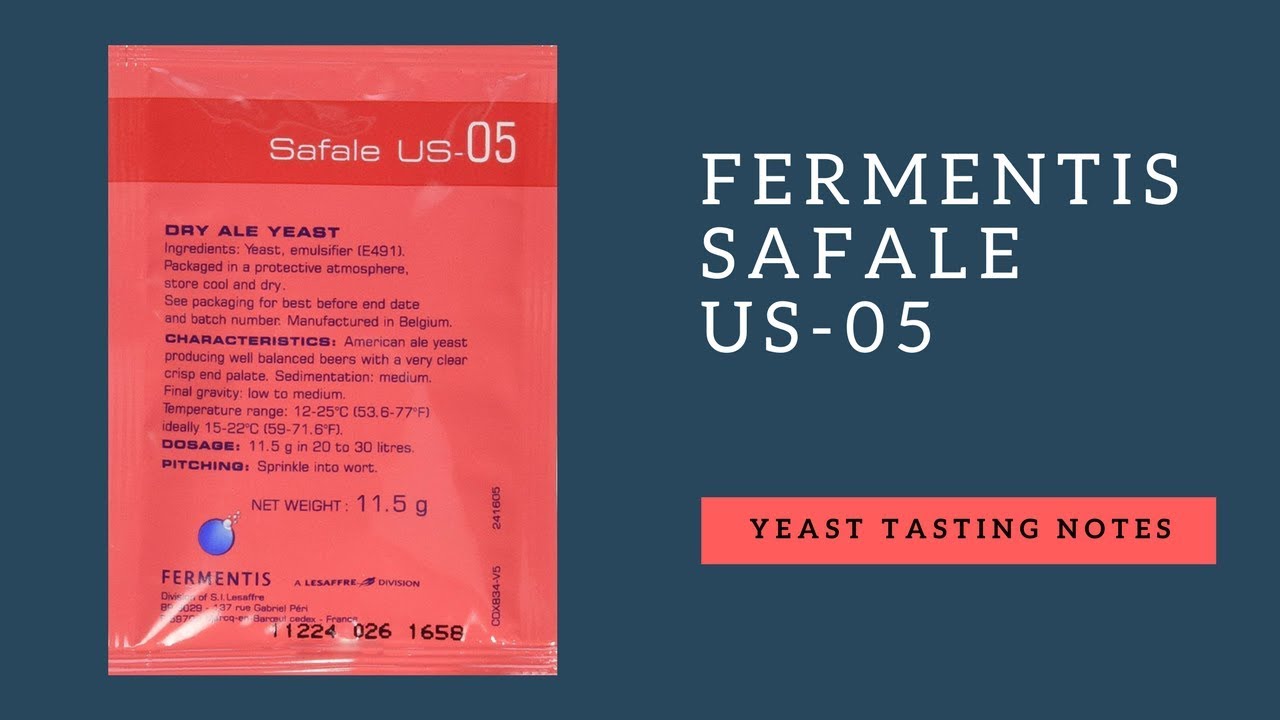 Yeast Tasting Notes: Fermentis Safale US-05 - YouTube