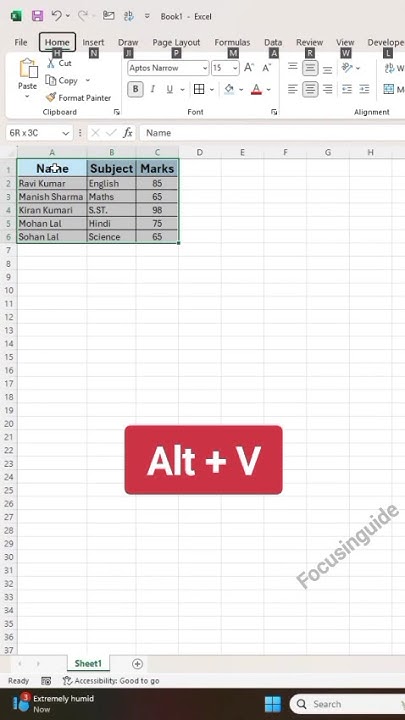 shortcut key of zoom in excel #focusinguide #shorts - YouTube