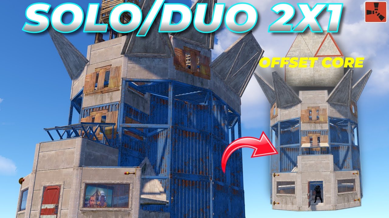 Open Core Offset Bunker 2X1 - NEW 2025 | RUST - YouTube