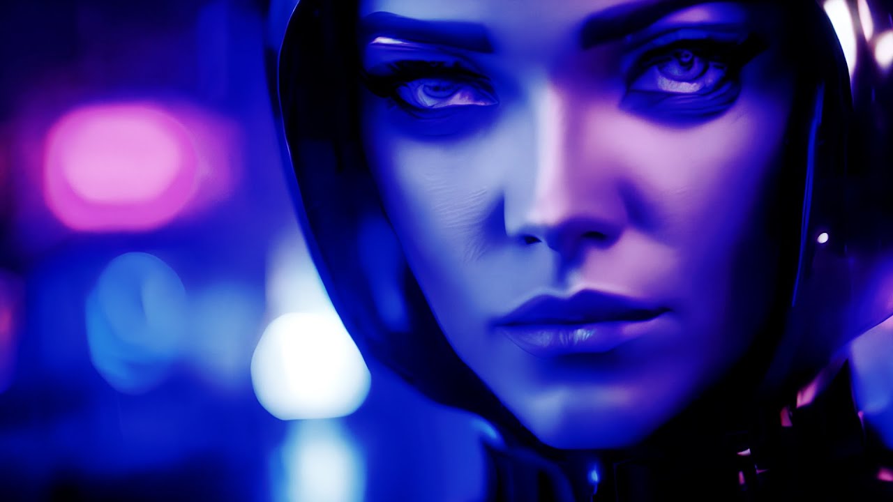 ICEBERG: A Futuristic Cyberpunk Symphony | AI-Generated Music Video of ...