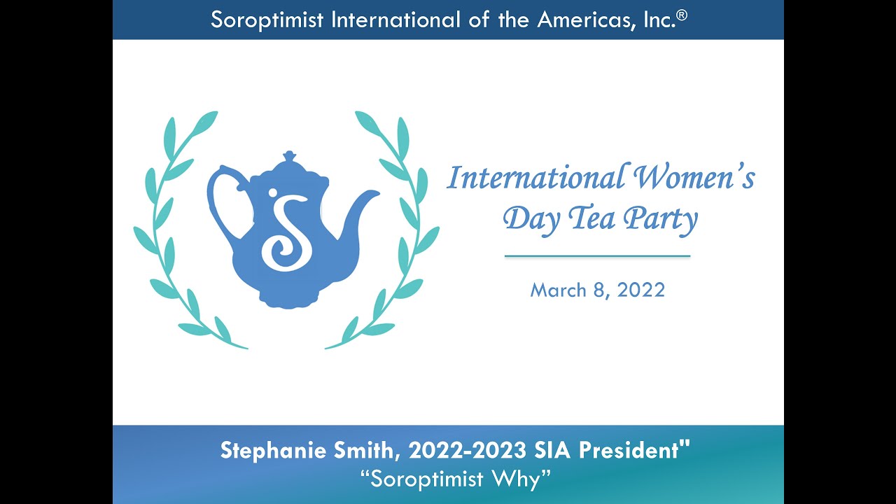 2022-2023 SIA President Stephanie's "Soroptimist Why?" - YouTube