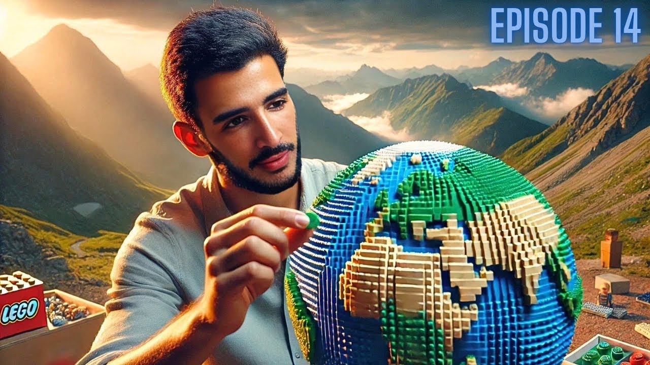 JE CONSTRUIS UN LEGO DE 2500 PIÈCES… EN PLEINE MONTAGNE ! #6MOISSEUL ...