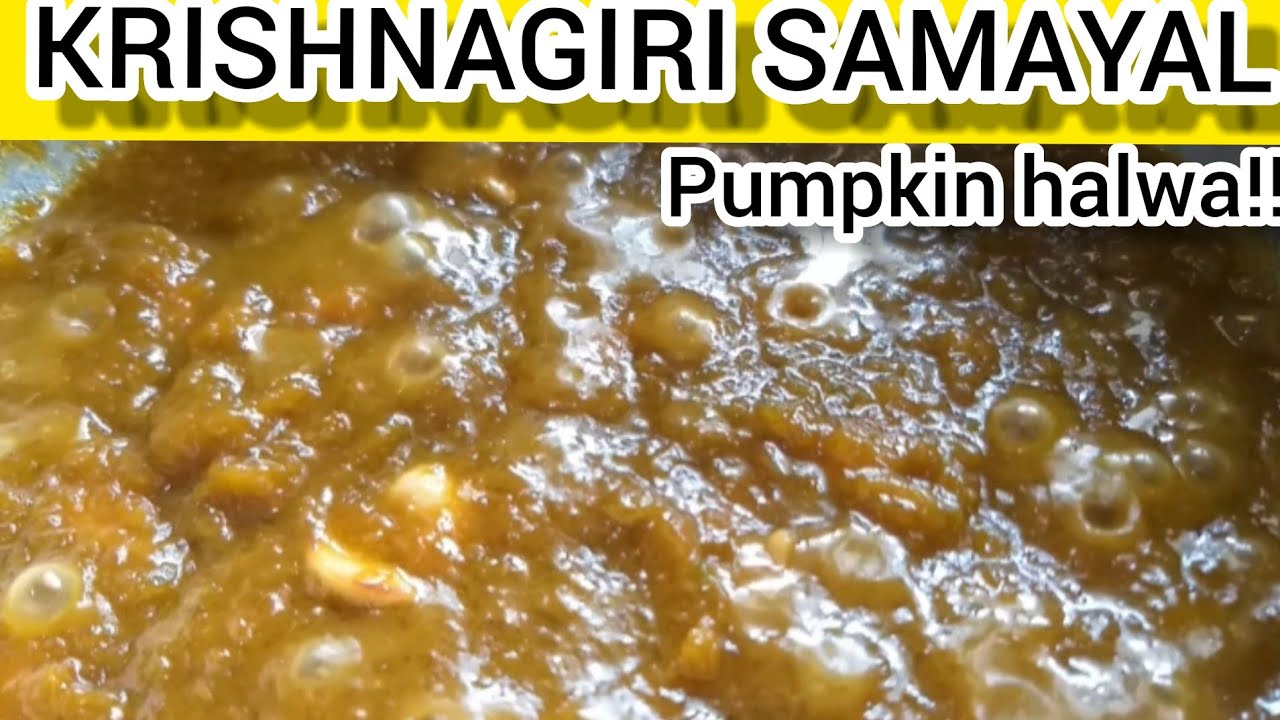 Poosanikai Halwa Recipe in Tamil/ Pumpkin Halwa Recipe in Tamil/ - YouTube