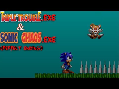 Triple Trouble.exe & Sonic Chaos.exe (Perfect Ending) - Full Gameplay - No Commentary