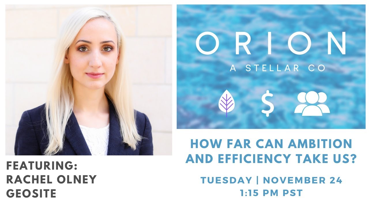 How far can ambition and efficiency take us? | Rachel Olney, Geosite ...