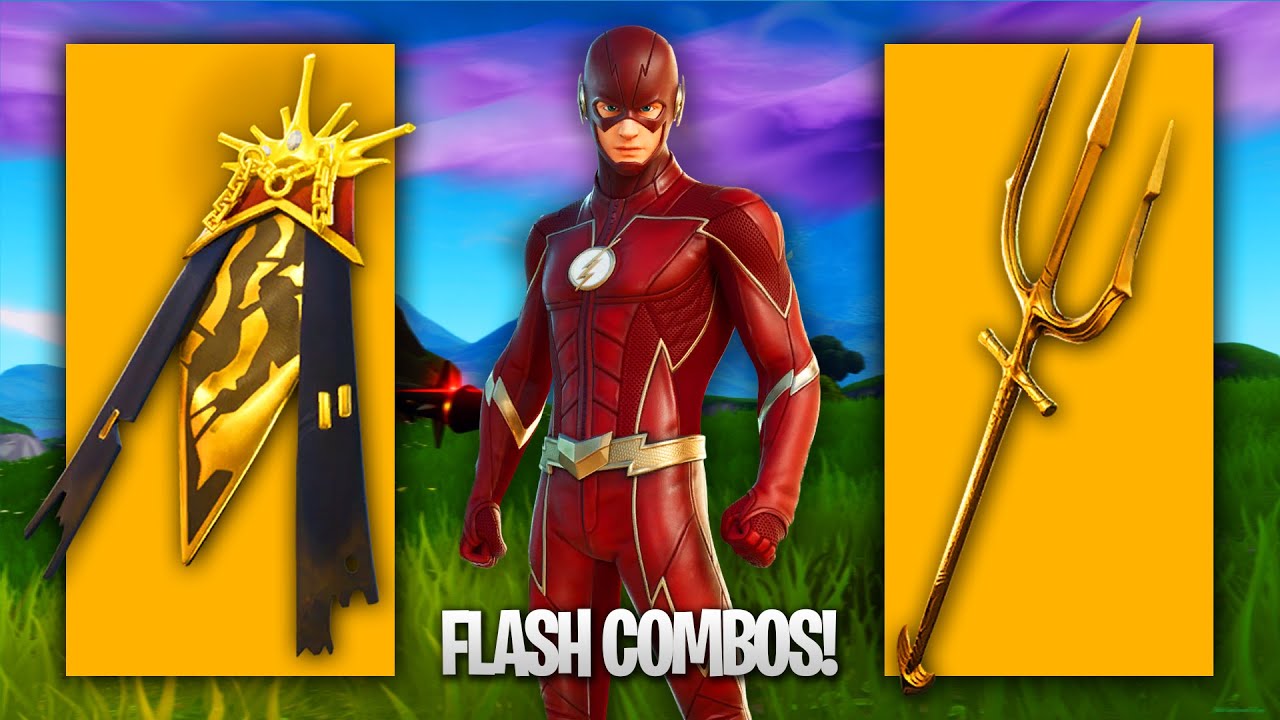 10 BEST THE FLASH SKIN COMBOS! (Fortnite) - YouTube