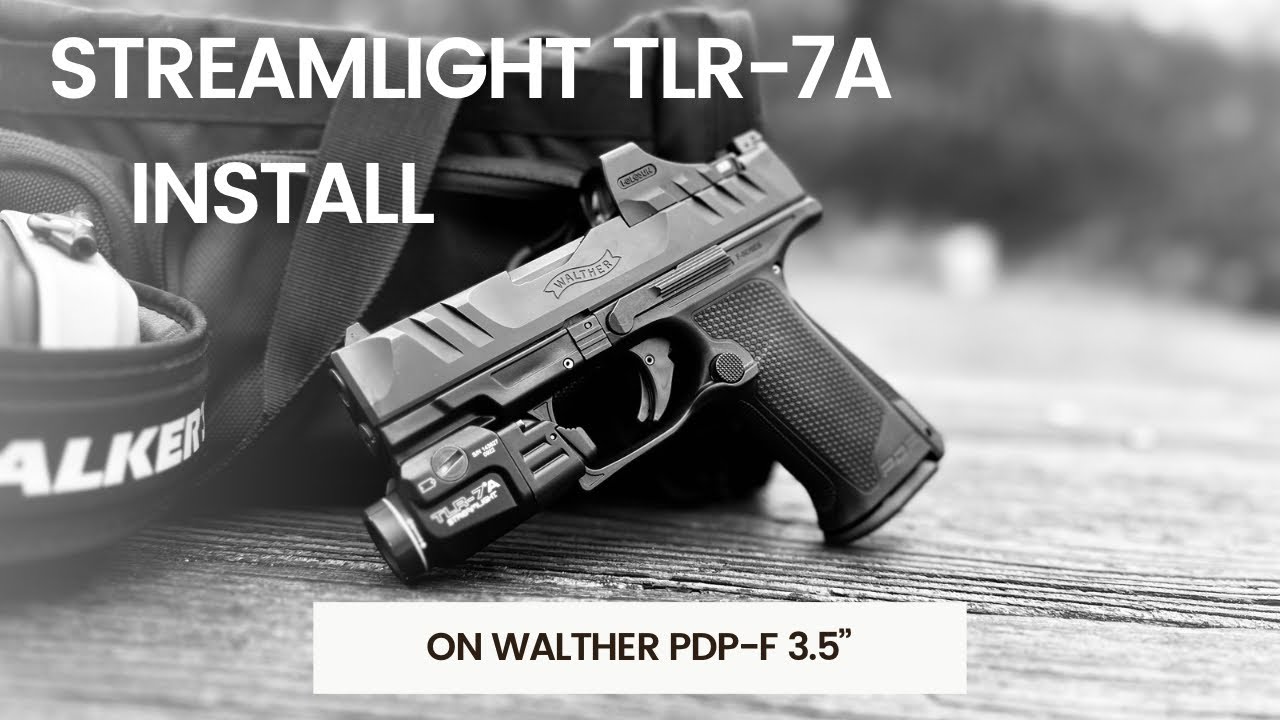 How to install a Streamlight TLR-7A on a Walther PDP-F 3.5” - YouTube