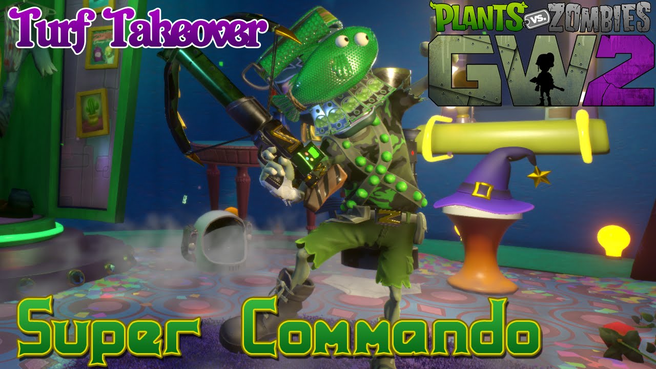 Plants vs. Zombies Garden Warfare 2 - Turf Takeover with Super Commando ...