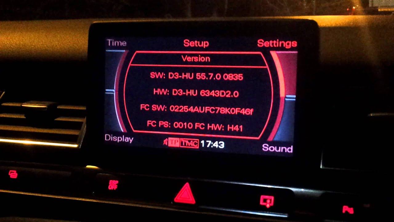 Audi A8 (D3) 2003 - Faulty MMI display - YouTube