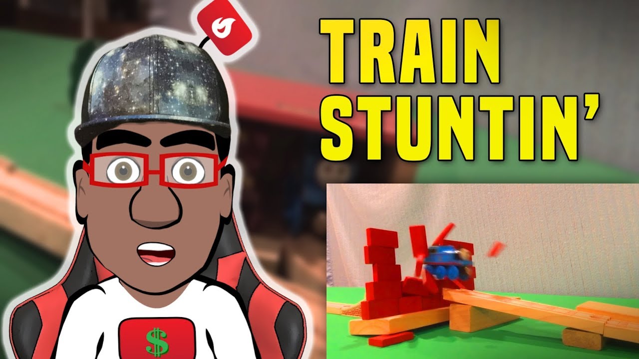 Thomas Train Stunts REACTION - YouTube