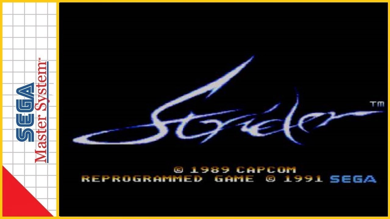 STRIDER : Master System - Un classique du jeu d'action/plateforme ! 🔥 ...