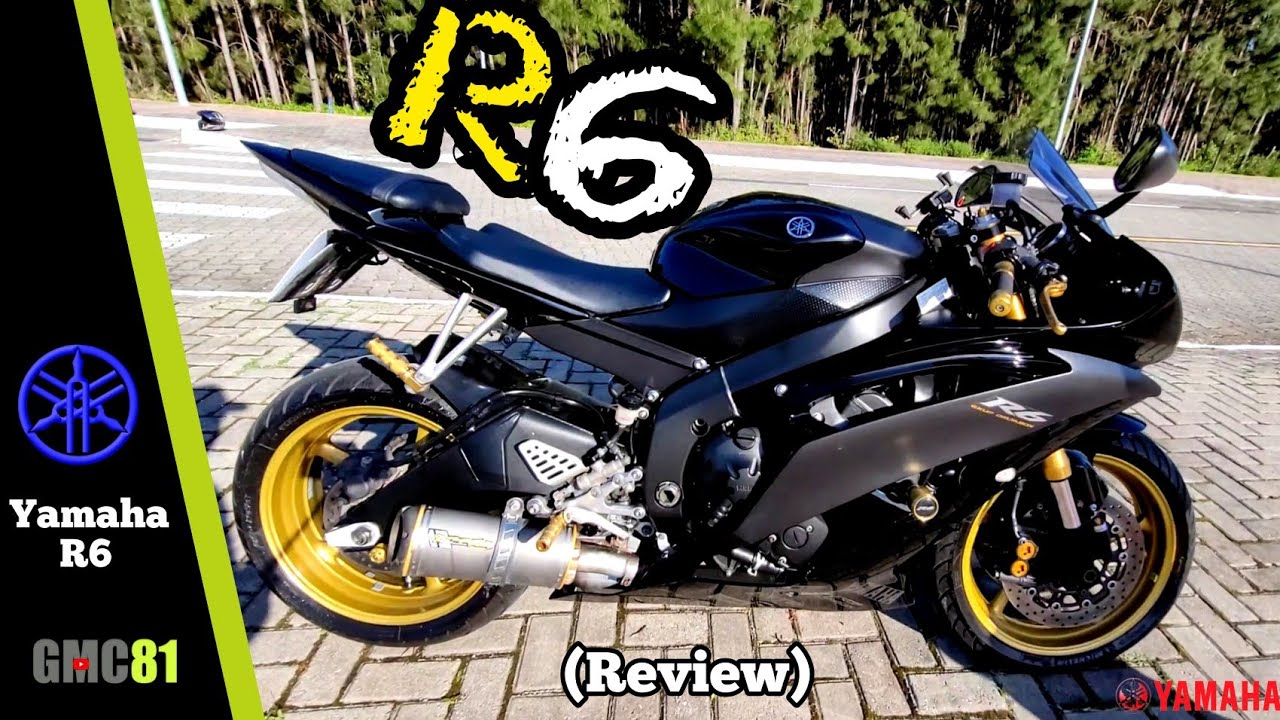 YAMAHA YZF R6 (review) - YouTube