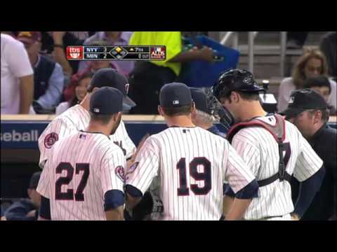 2010/10/07 Berkman's controversial at-bat