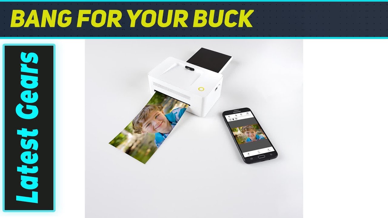 Sharper Image Smartphone Photo Printer: Unboxing and First Impressions ...