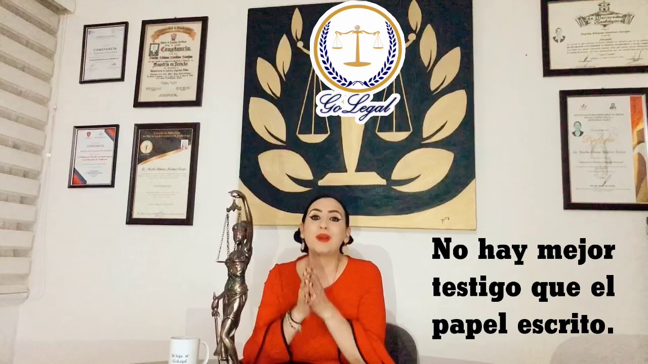 No hay mejor testigo que el papel escrito. - YouTube