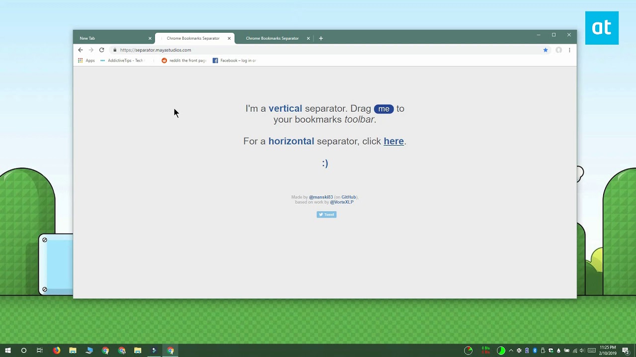 How To Add A Bookmarks Divider In Your Browser - YouTube