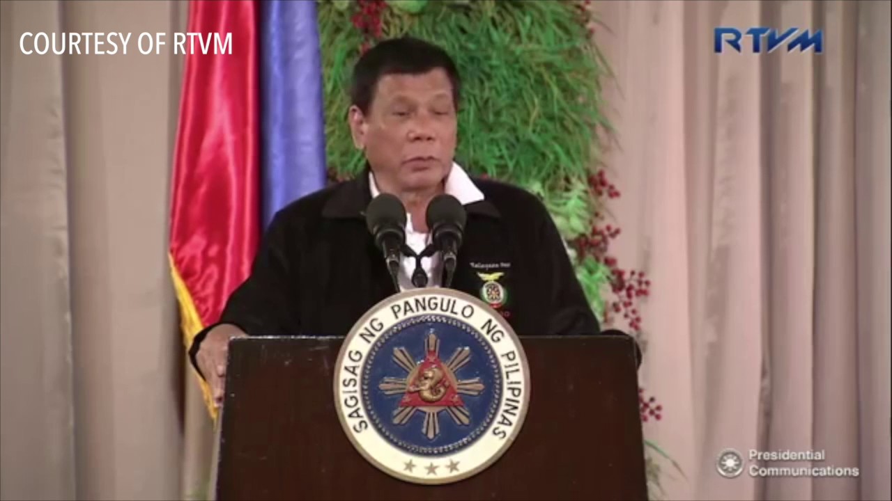 Duterte impersonates Trump, shares their conversation - YouTube