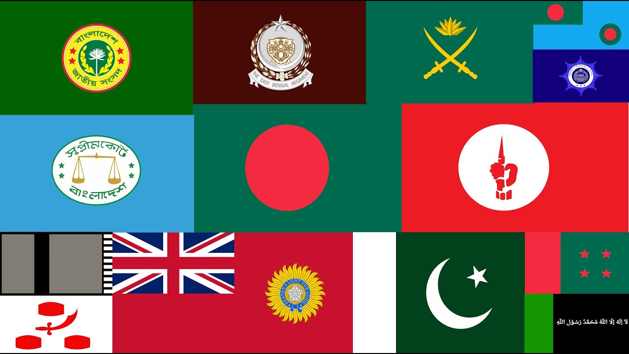 Bangladesh Flags Unfolded: A Captivating Animation - YouTube