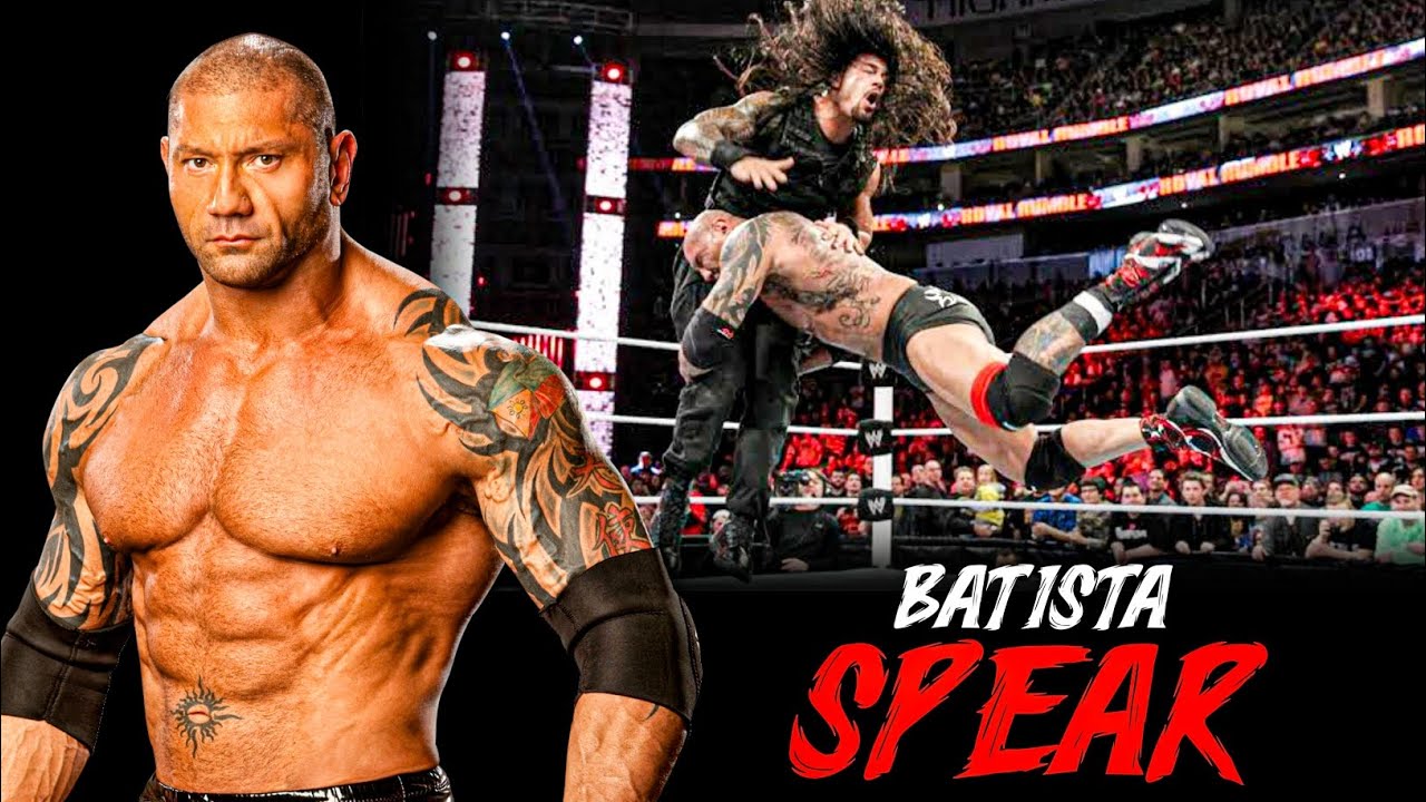 Batista Spear Compilation - Every Spear from 2003 to 2008 - YouTube