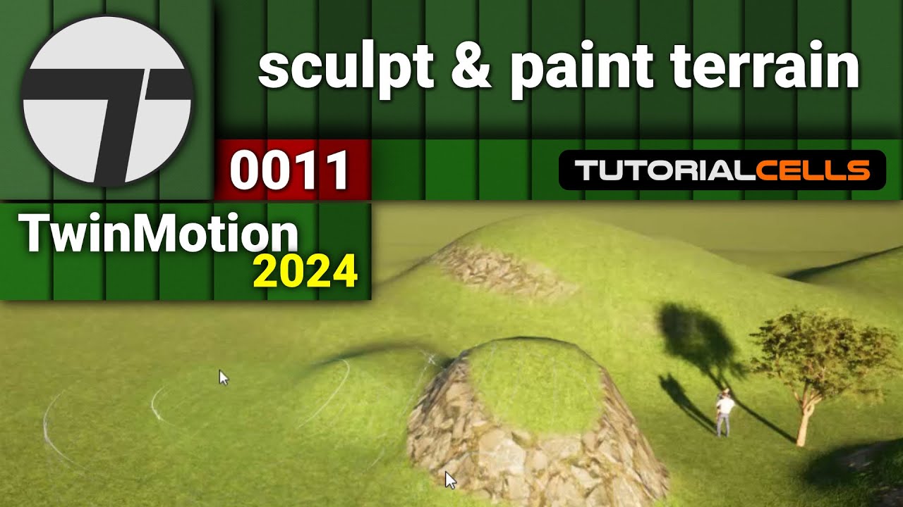 0011. sculpt & paint terrain in twinmotion 2024 - YouTube