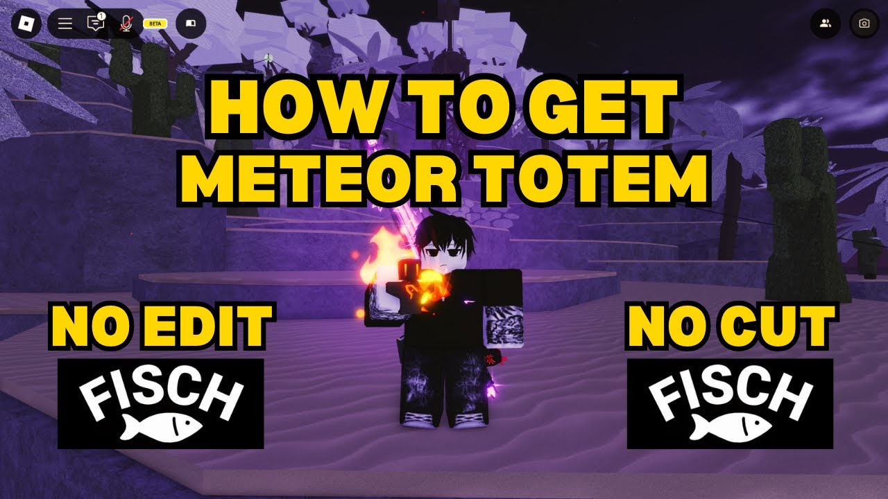 HOW TO GET METEOR TOTEM AND SPAWN METEOR LOCATION IN FISCH ROBLOX 🌠 ...