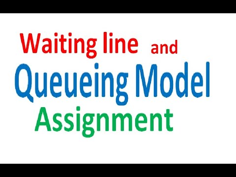 Waiting Line and Queueing Theory Assignment - YouTube