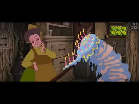 The three good faries: Flora Fauna and Merryweather make a cake and ...