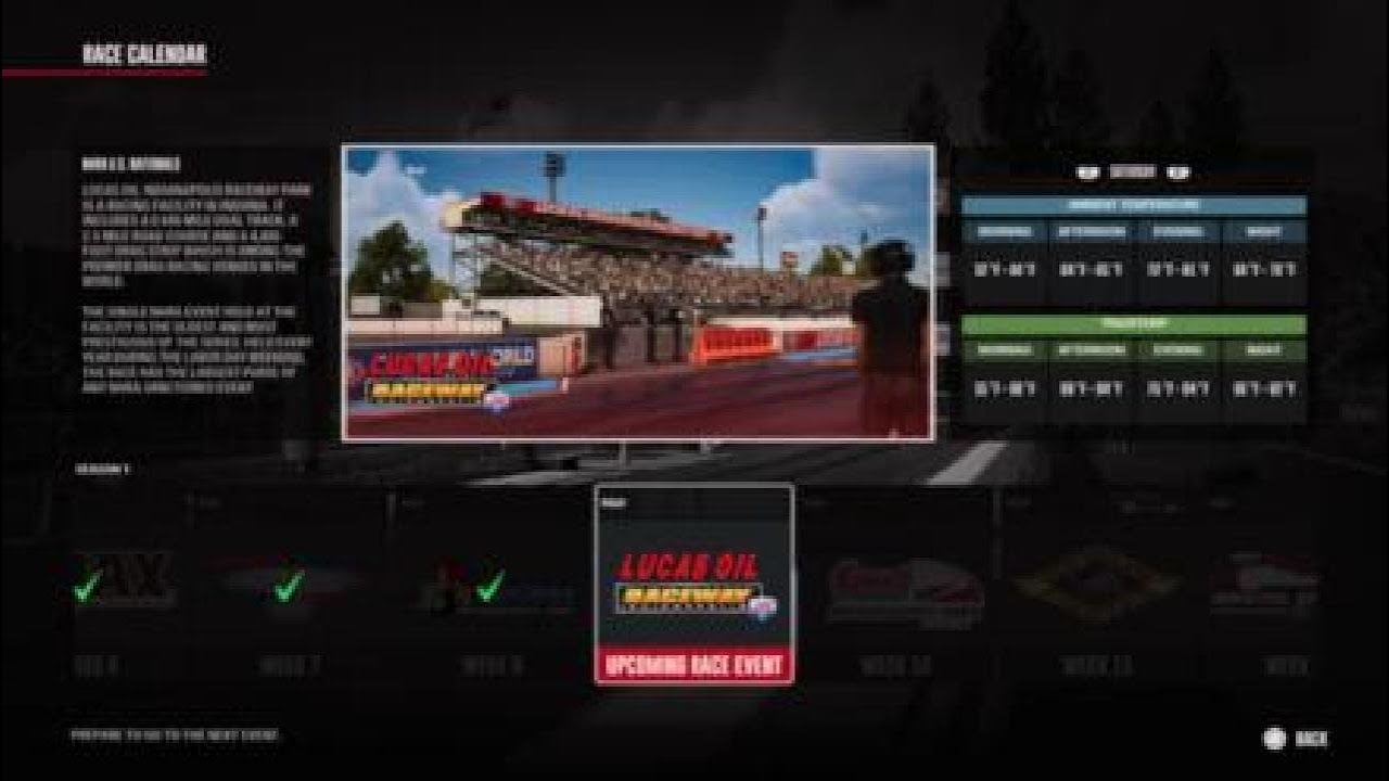 NHRA - Speed for All - Career Mode - Year #1 - NHRA US Nationals ...