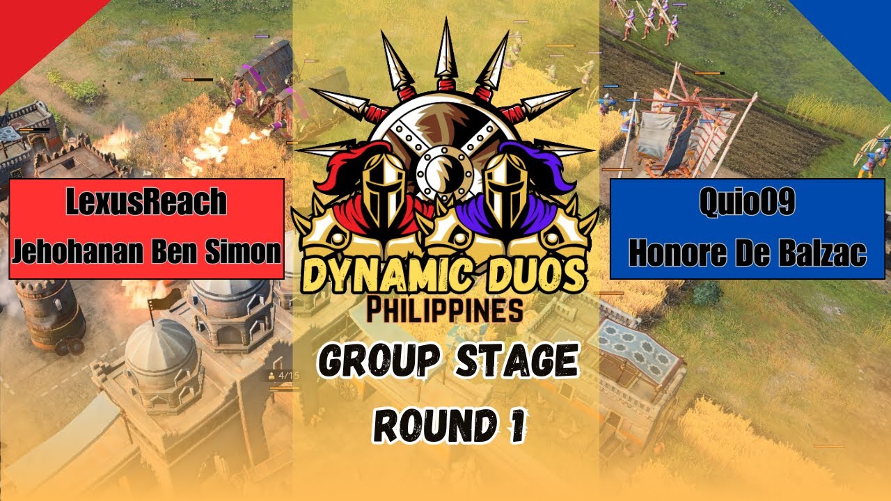 Dynamic Duos Philippines - Group Stage Round 1 - Age of Empires 4 - YouTube