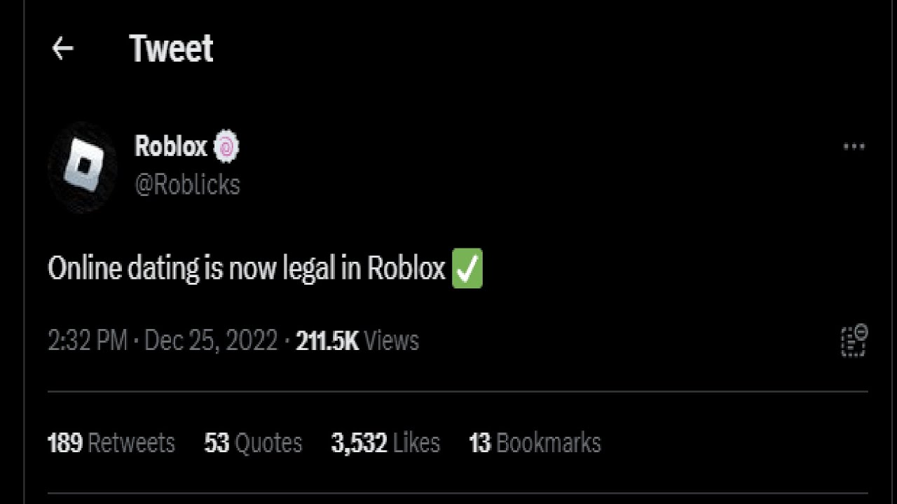 Roblox allows VIRTUAL DATING NOW? - YouTube