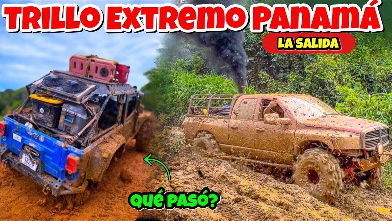 Saliendo del Trillo mas Extremo de Panama con los de Costa Rica y ...